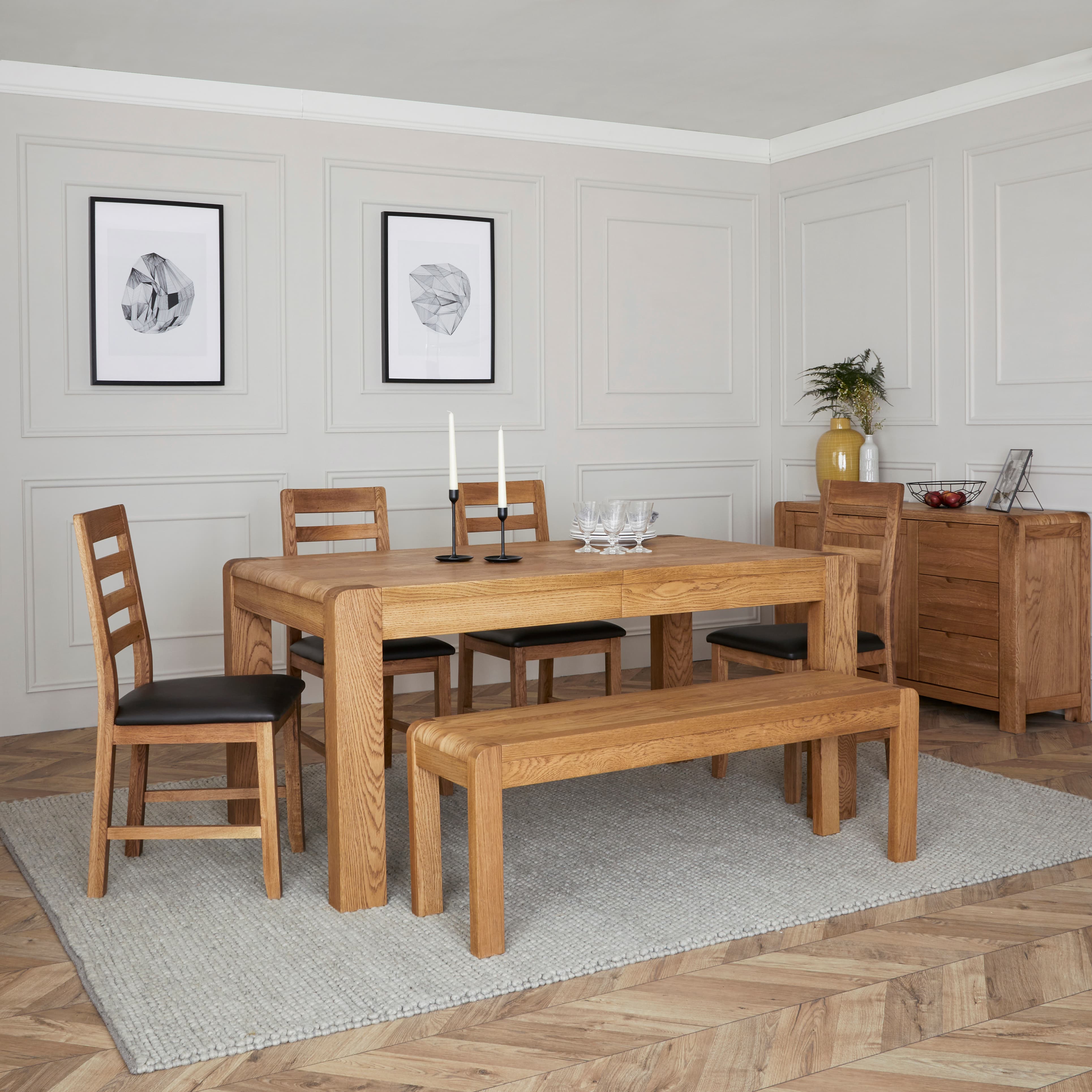 Deans Furnishers - Living & Dining Furniture - Bergen BENCH
